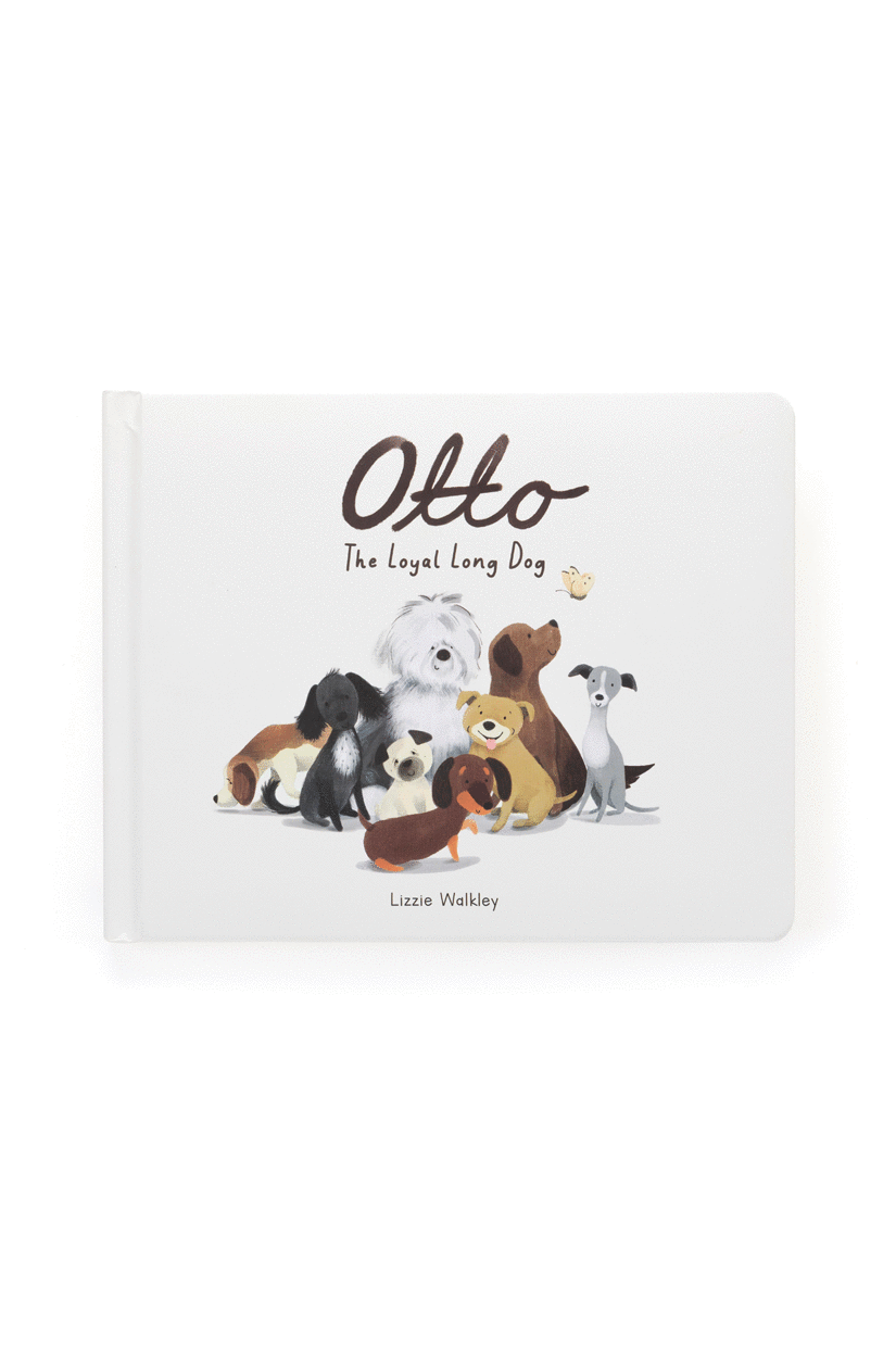 JELLYCAT OTTO THE LOYAL LONG DOG BOOK MULTI-COLOURED 2X23X18CM – S.C ...